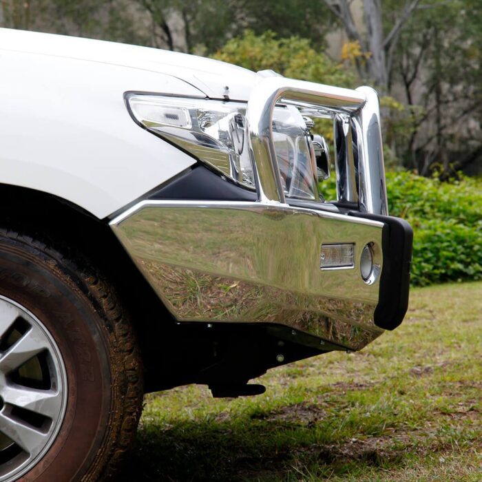Toyota Land Cruiser 200 (-2015) TJM Bull Bar T15 Alloy Polished Non ...