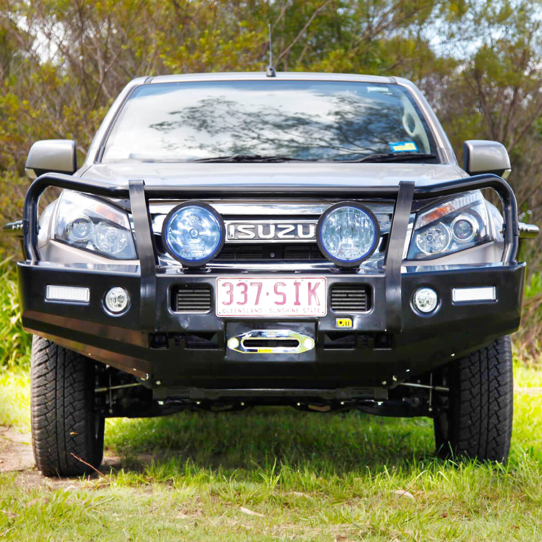 Suzuki Jimny (+2019) TJM Bull Bar T13 Steel Black - Suspension Systems ...