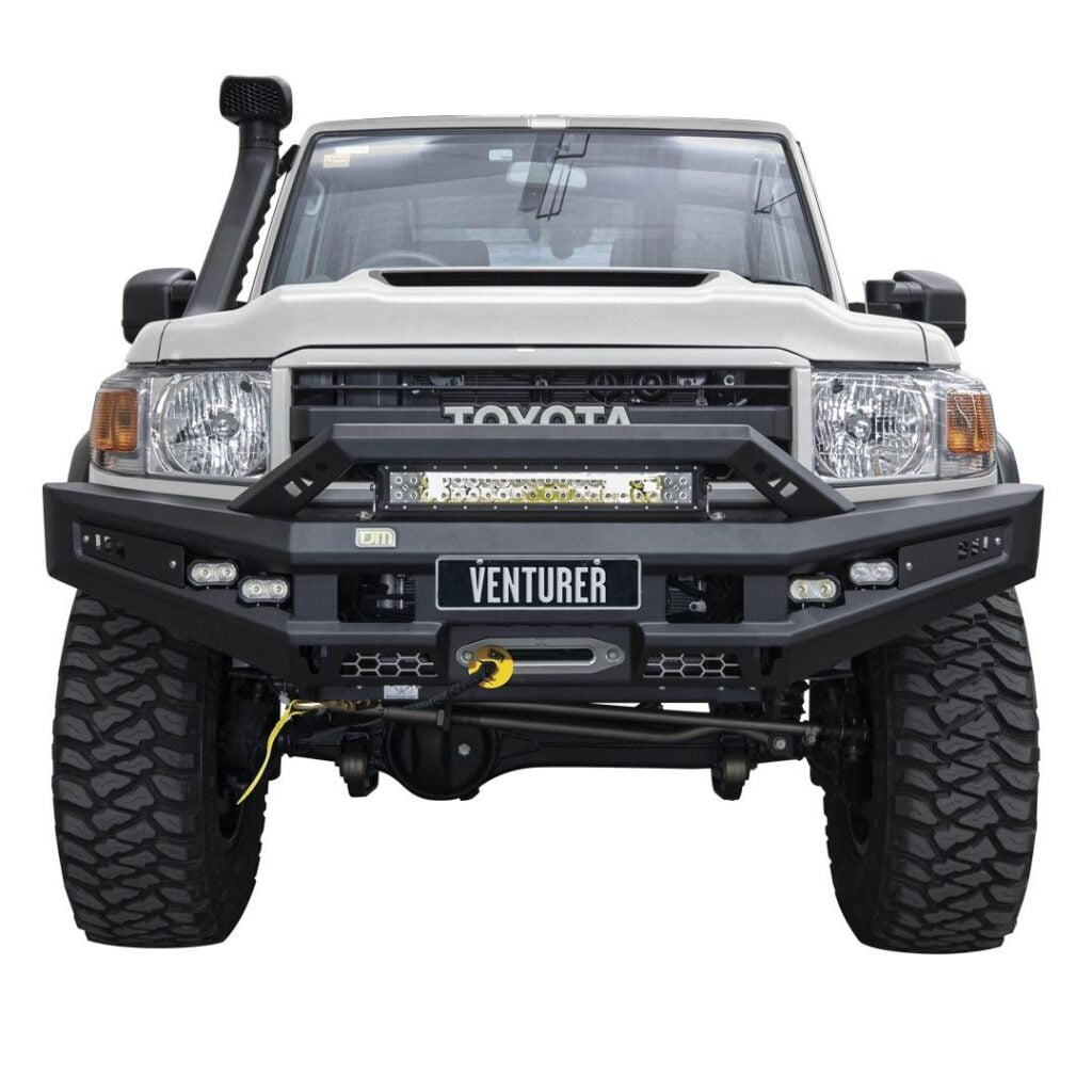 Toyota Land Cruiser 70 Series (+2007) TJM Bull Bar Venturer T24 Steel ...