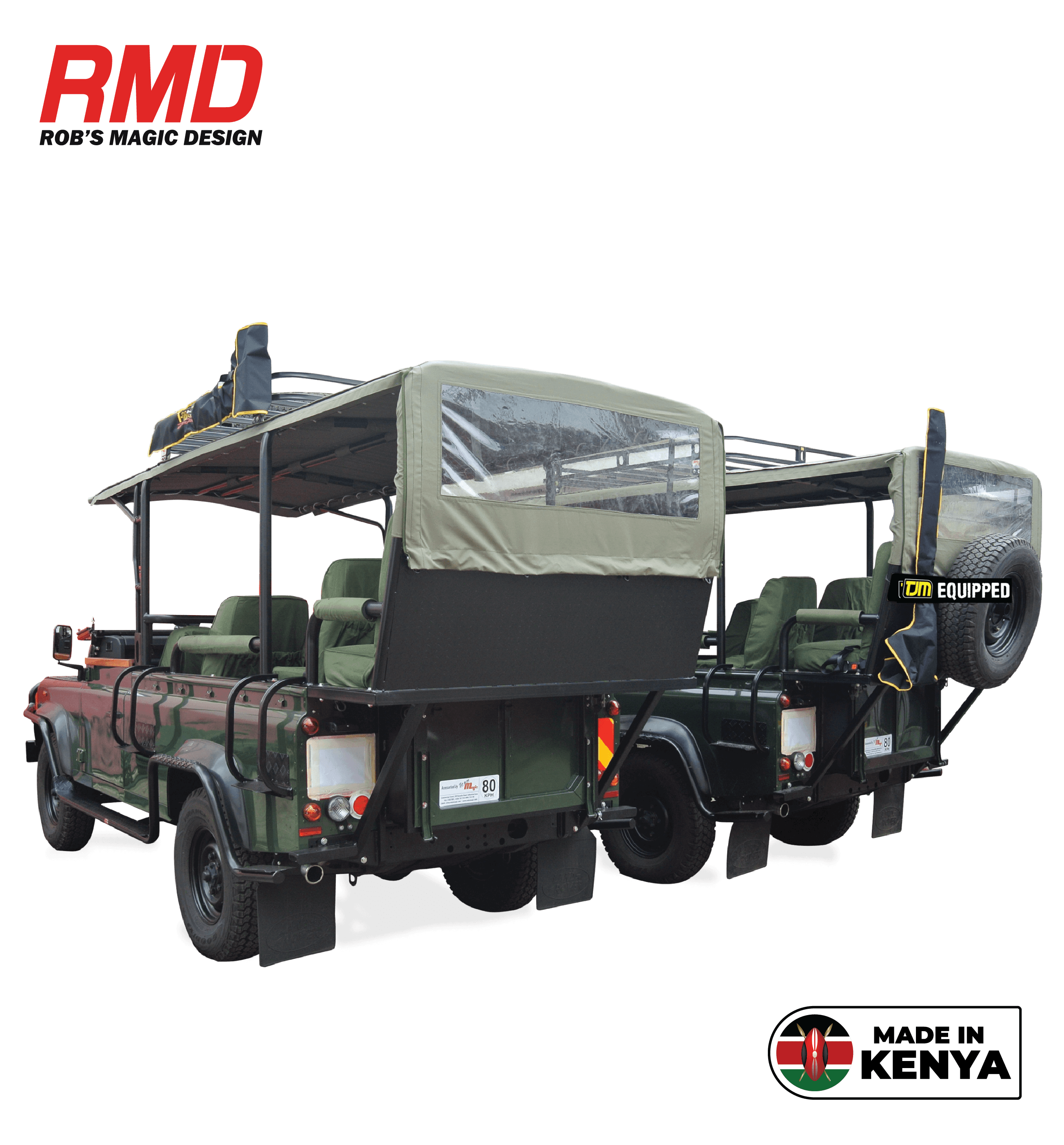 Land Rover 110 Game viewer (Safari) conversion - Suspension Systems ...