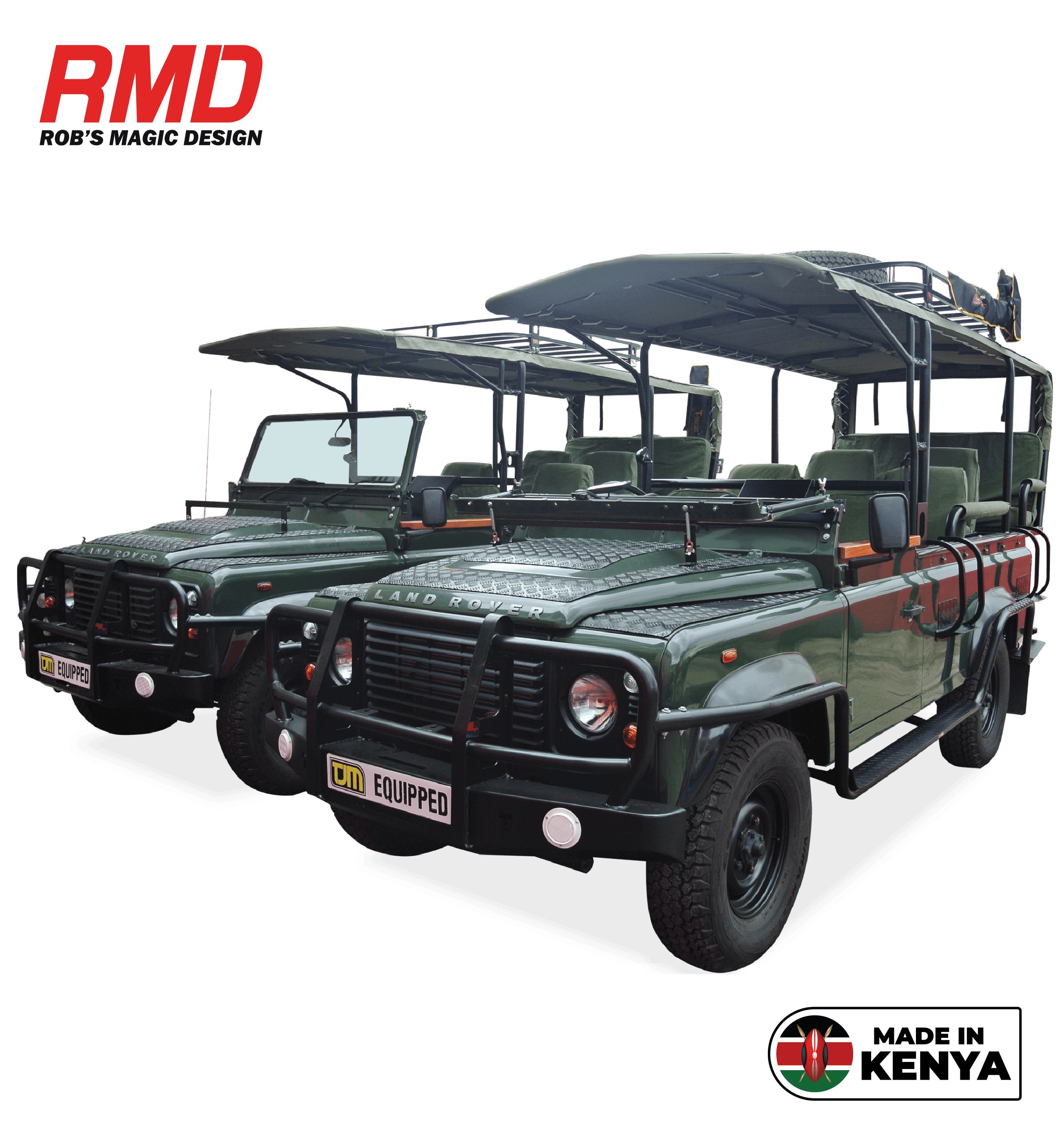 Land Rover 110 Game viewer (Safari) conversion - Suspension Systems ...