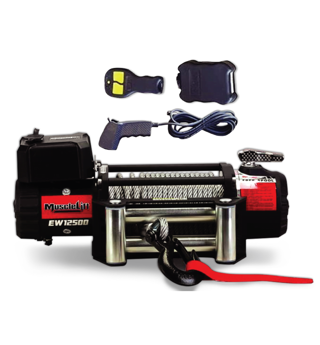 T-Max Electric Musclelift 12500 Lbs Winch - Suspension Systems & 4x4 ...