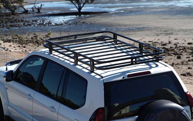 Toyota Prado LJ120 (+2005) TJM Roof Rack Steel Black 6 Leg (RMD ...