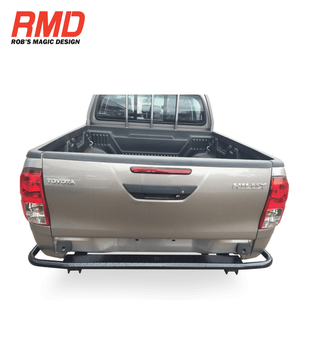 Toyota Hilux (+09/2015 on) Rear Tubular Bar Wrap Around with Jacking ...
