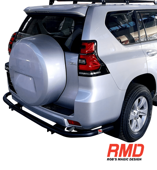 Toyota Prado LJ150 (+2009) Rear Tubular Bar Wrap Around with Jacking ...