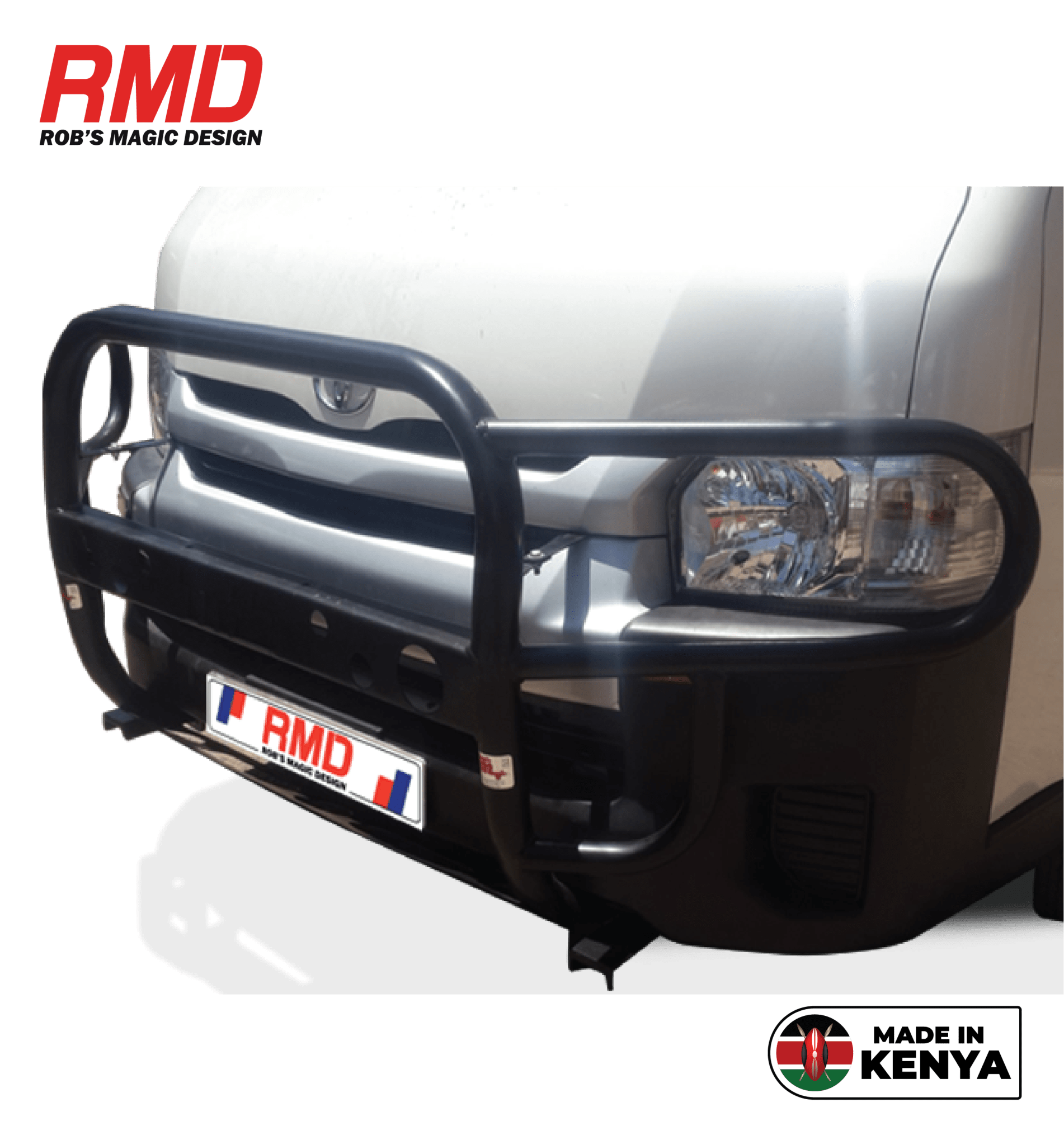 Toyota HiAce New Model Nudge Bar (RMD) - Suspension Systems & 4x4 ...