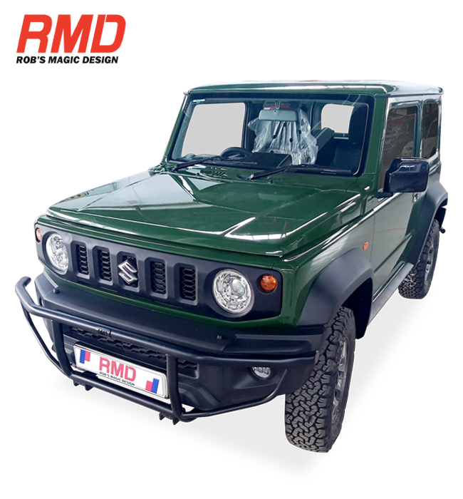 Suzuki Jimny 2dr (+2019) Front Tubular Bar with Jacking Point to Suit O ...